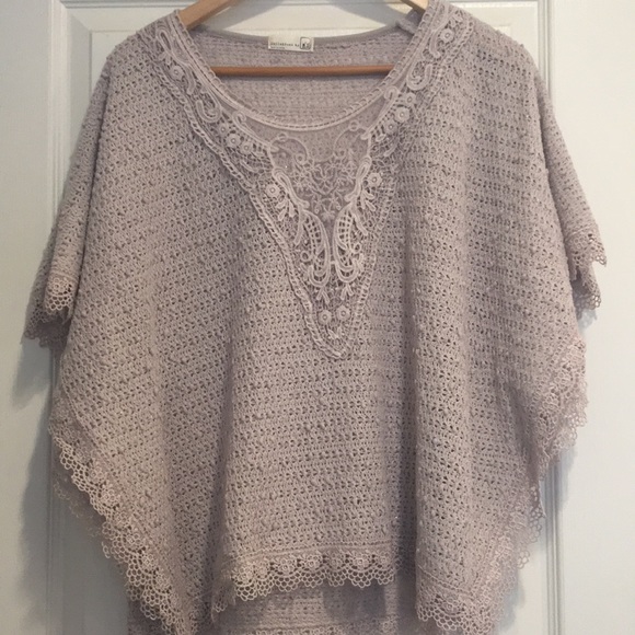 Sweaters | Cute Brown Poncho From Korea | Poshmark